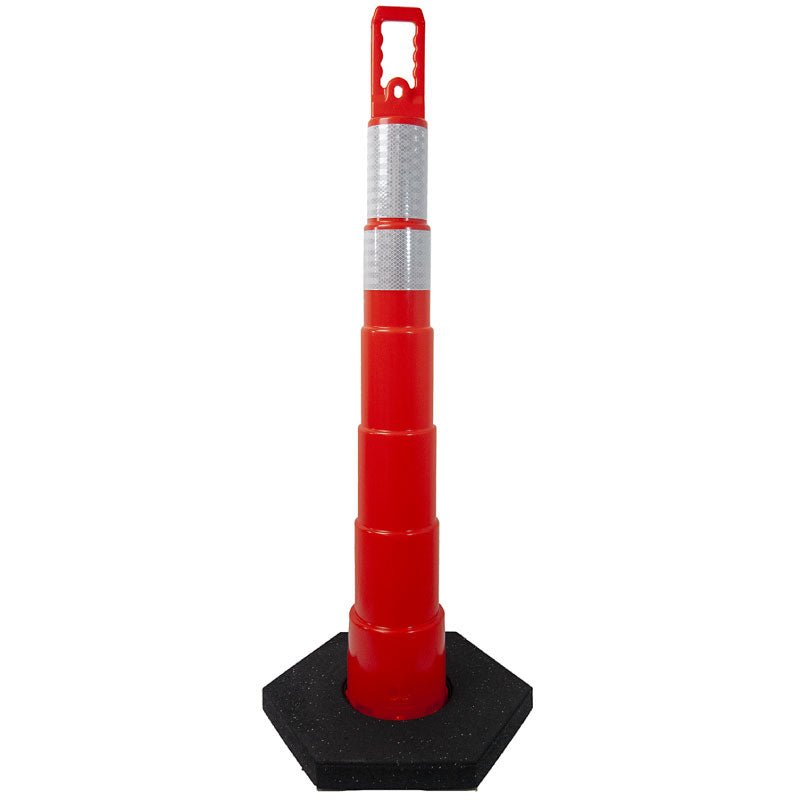 42" Channelizer Cone with 2 reflective bands – Crowd Control Warehouse