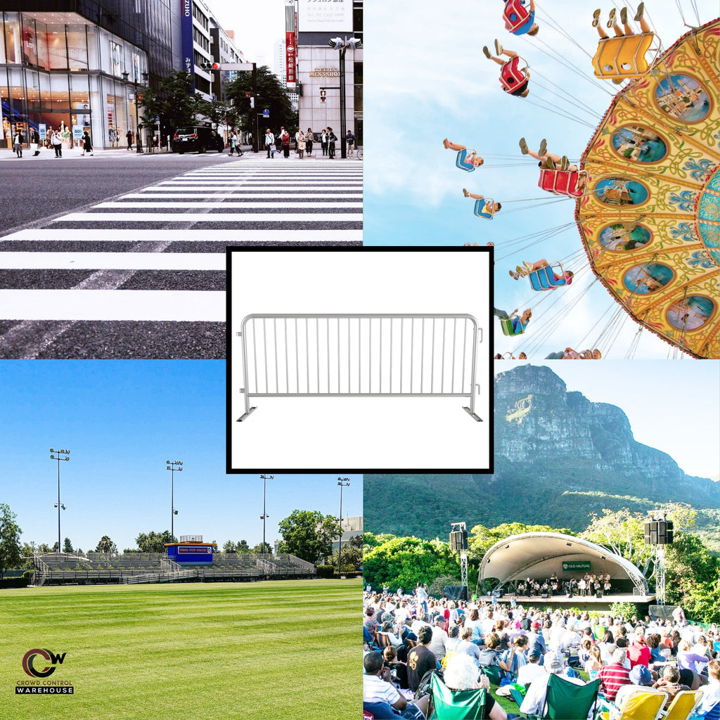 Heavy Duty Interlocking Steel Barricade, 8.5 Ft. - Angry Bull ...