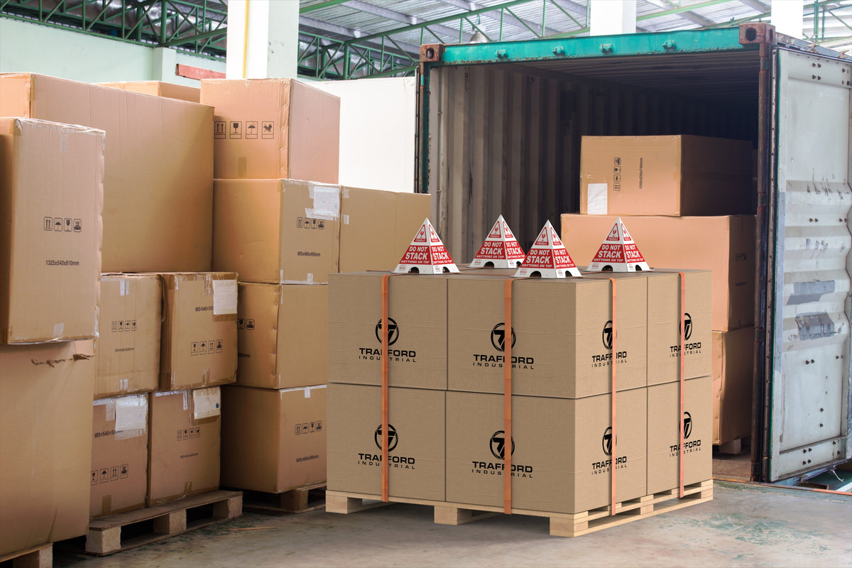 No Stack Pallet Cones, 1 Case / 50 EA. - Crowd Control Warehouse