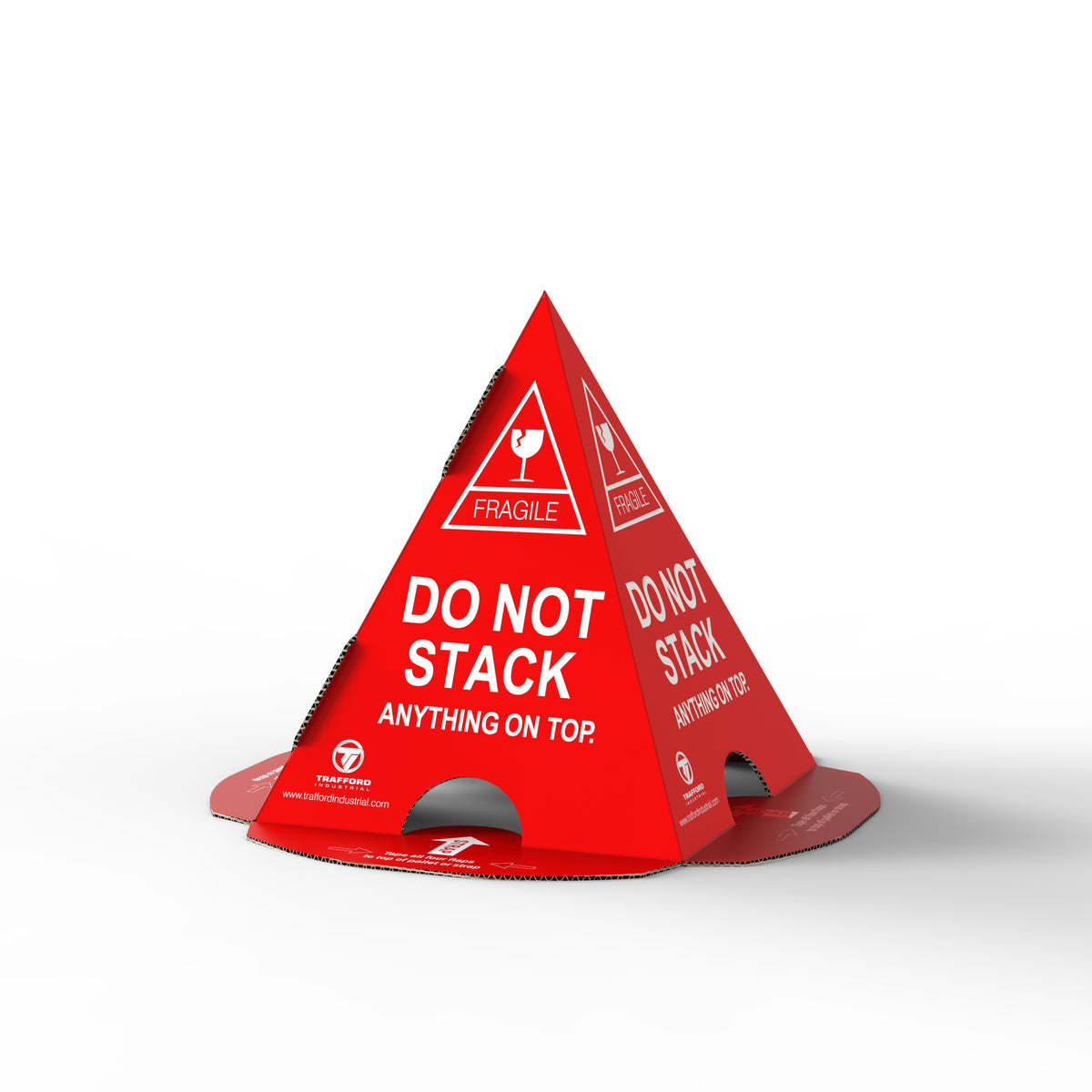 No Stack Pallet Cones, 1 Case / 50 EA. - Crowd Control Warehouse
