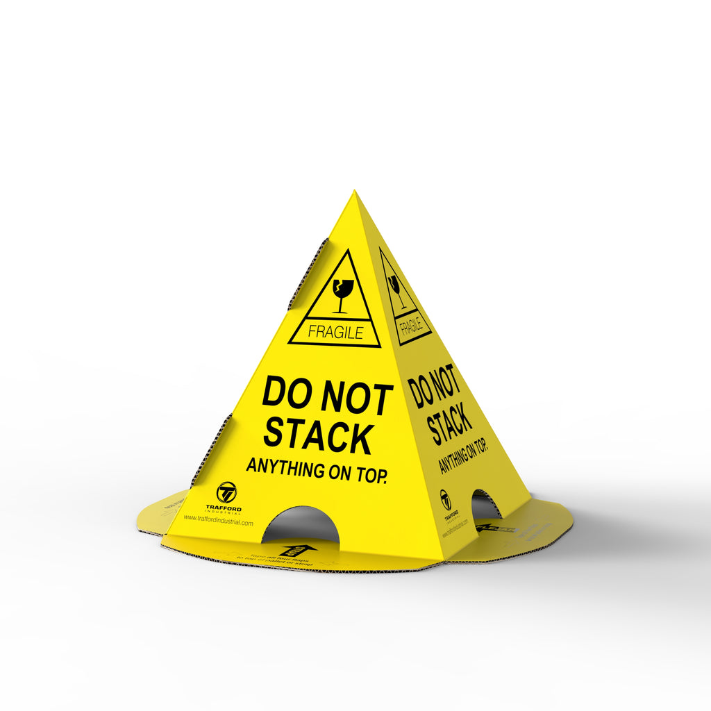 No Stack Pallet Cones, 1 Case / 50 EA. - Crowd Control Warehouse