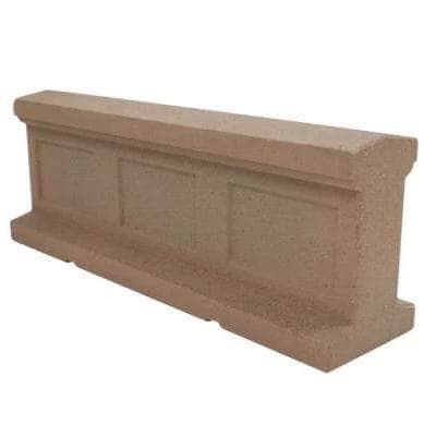 Concrete Wall Barrier – Right End – Crowd Control Warehouse