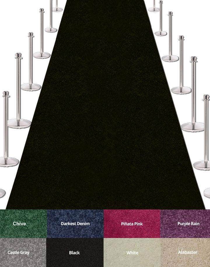 VIP Carpet Specialty Colors - 3 Feet Wide, Multiple Lengths - Crowd ...