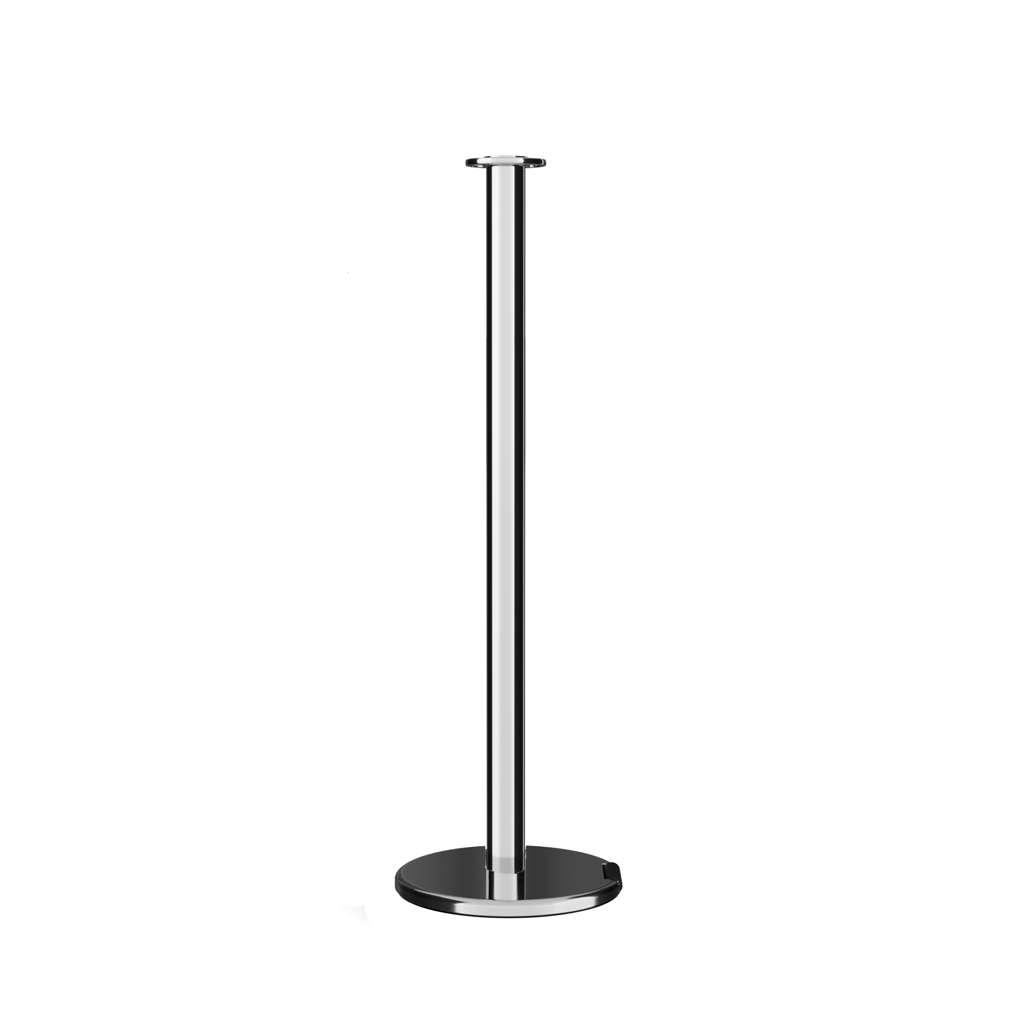 Flat Top Post and Rope Stanchion with Roller Base - Montour Line CELin ...